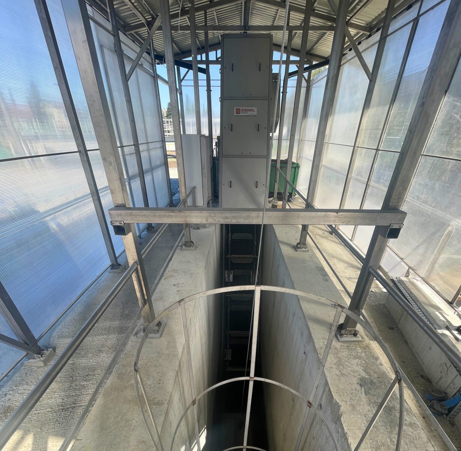ESMIL Catenary Screen Installed at the Sucha Beskidzka WWTP (Poland)
